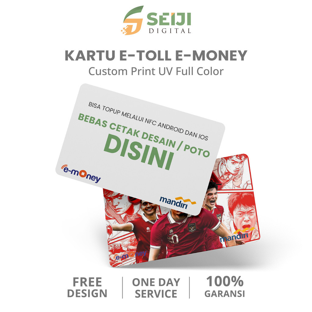 Jual Etoll Emoney Custom Cetak Print Bebas/Souvenir/Promosi - Seiji ...