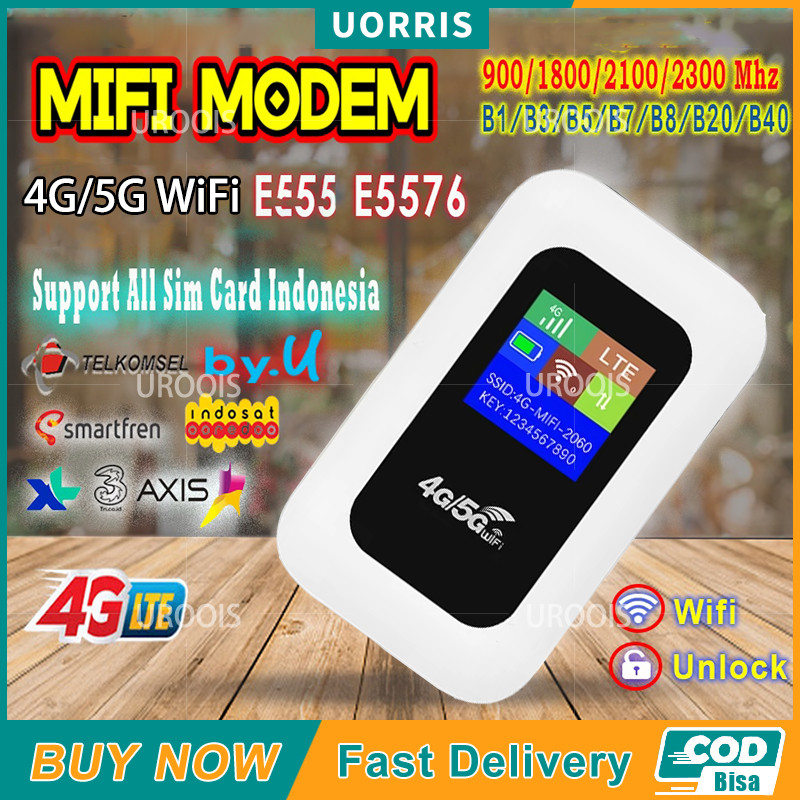 Jual Modem wifi / modem mifi 4G LTE 5G 150Mbps Unlock All Operator ...