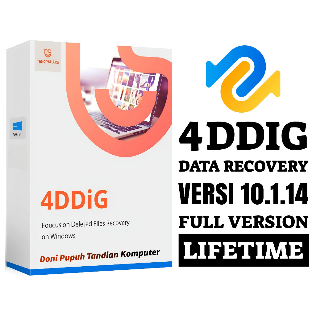 Jual Tenorshare 4DDiG Data Recovery Pro Full Version Lifetime + Video ...