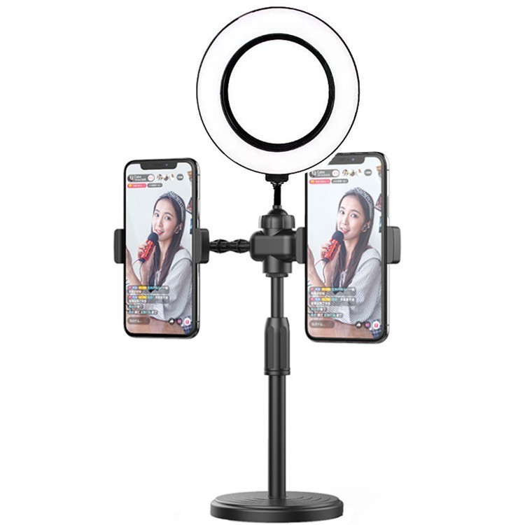 Jual HOLDER MEJA 3 IN 1 GK-216 RINGLIGHT LAMPU 16 CM 2 HOLDER STAND ...
