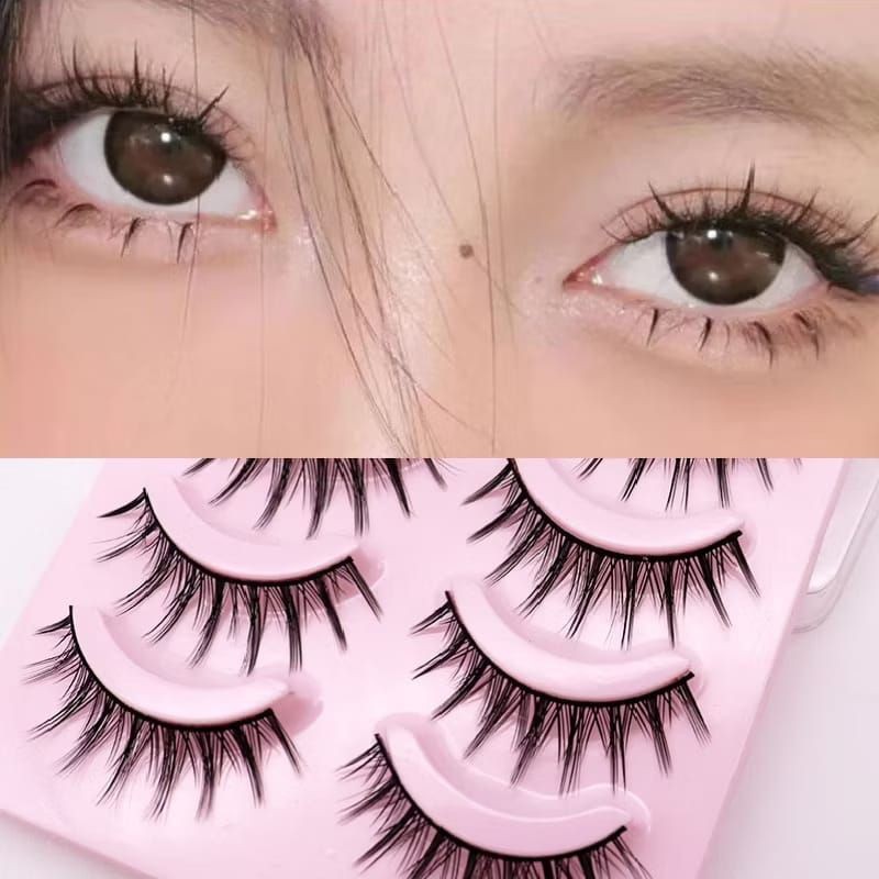 Jual MAGEFY 5 Pasang / Set Bulu Mata Palsu Natural Korea False Eyelashes Lembut 3D Eyelashes ...