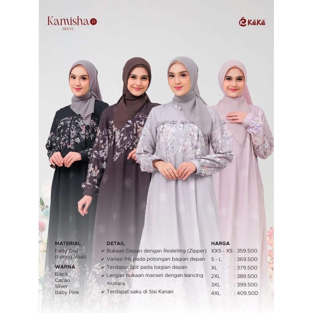 Jual KEKE GAMIS DEWASA GDK KAMISHA 13 BLACK | Shopee Indonesia