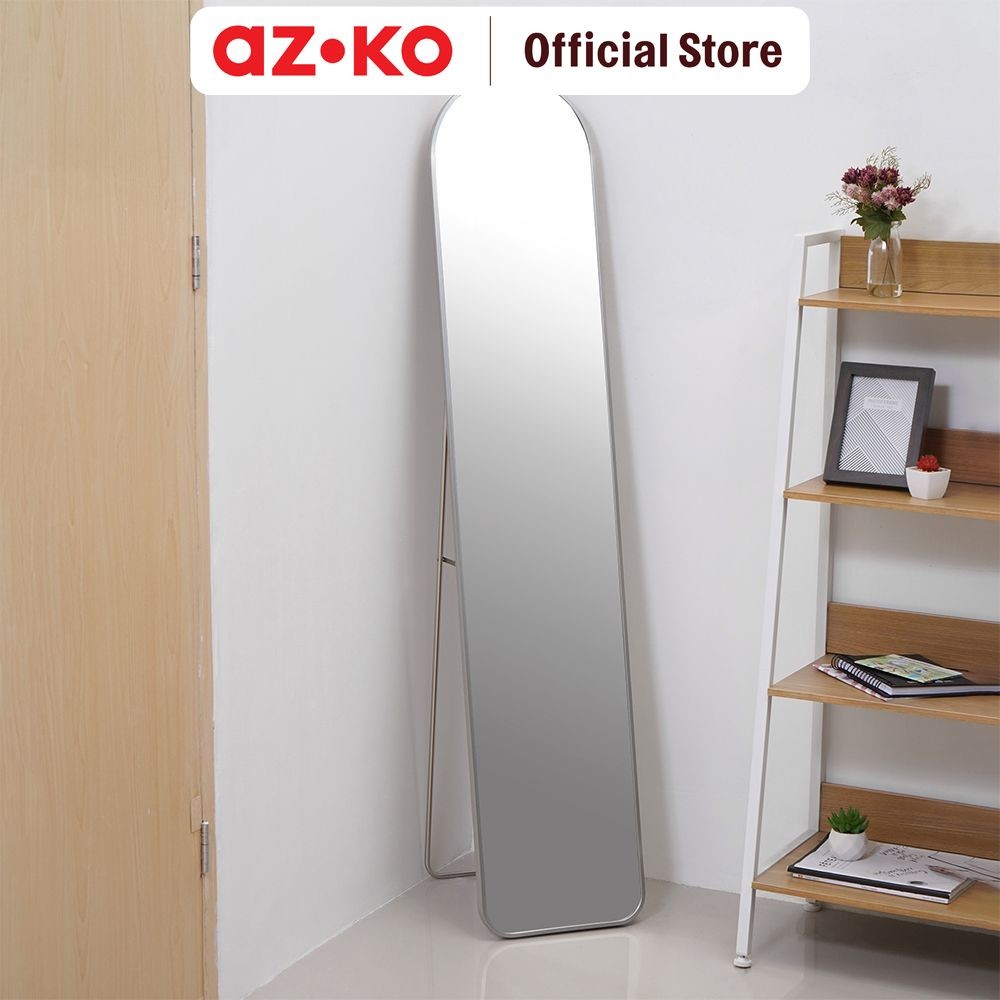 Jual AZKO Arthome Cermin Lantai Aluminium Curved - Mix Standing Floor ...