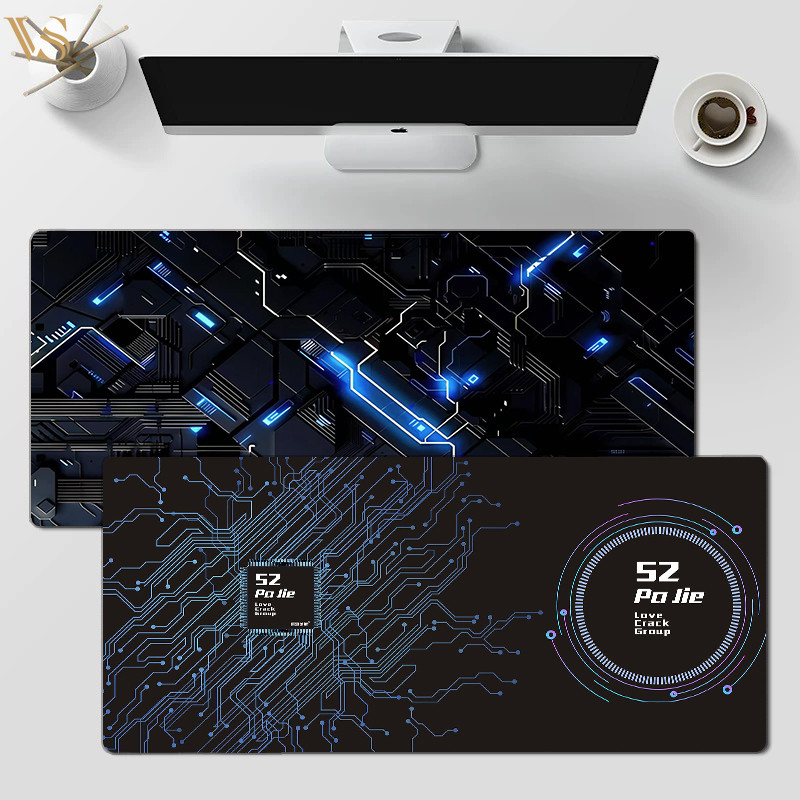 Jual Mousepad Gaming Deskmat Keyboard pad Anti Slip Sense of technology ...