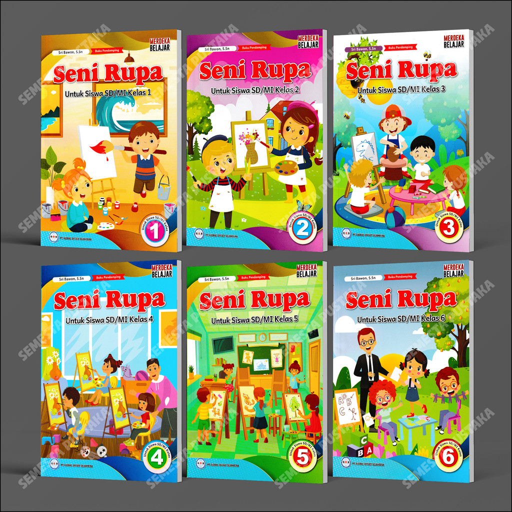 Jual Buku Paket Seni Rupa SD/MI GOS Kurikulum Merdeka Revisi Terbaru | Shopee Indonesia