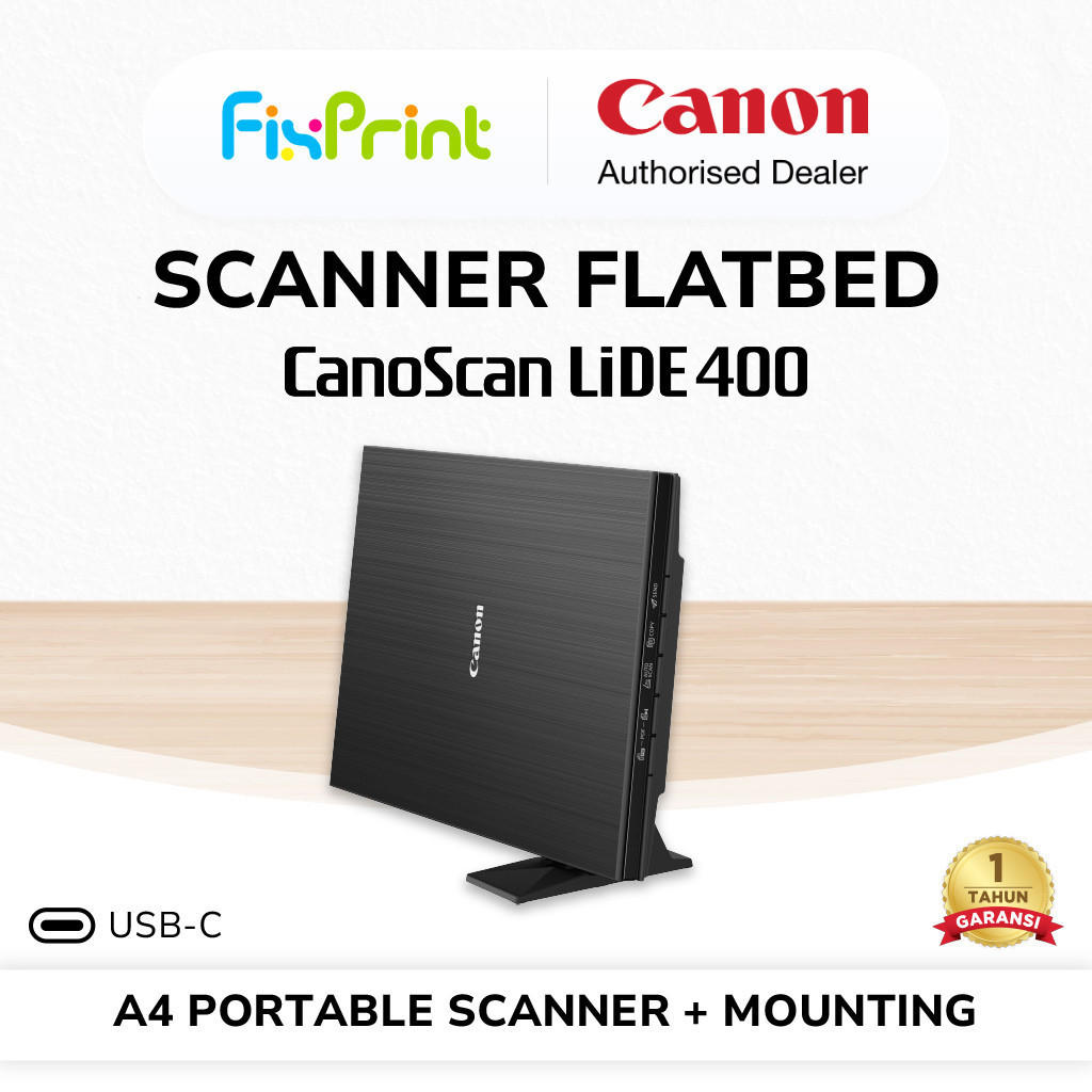 Jual FixPrint Scanner Canon LiDE 400 LiDE-400 A4 Flatbed CanoScan ...