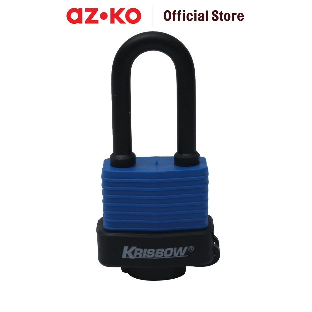 Jual AZKO Krisbow Gembok Tahan Air 40 Mm - Biru Steel Padlock Besi ...