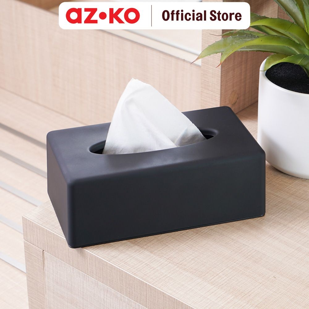 Jual AZKO Stora Kotak Tisu Kb44293.05 - Hitam Tissue Box Holder Tempat ...