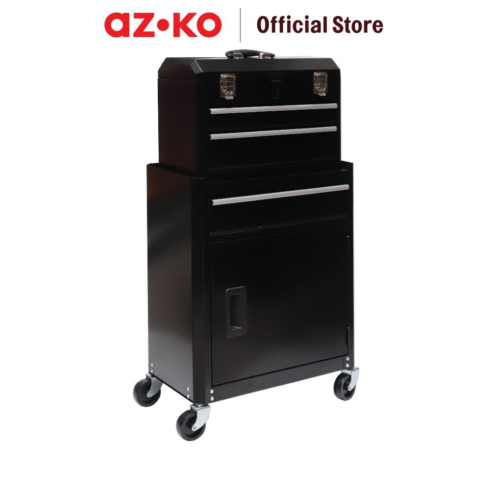 Jual AZKO Tactix Kabinet Perkakas 2 In 1 - Hitam Kabinet Toolbox Tempat ...