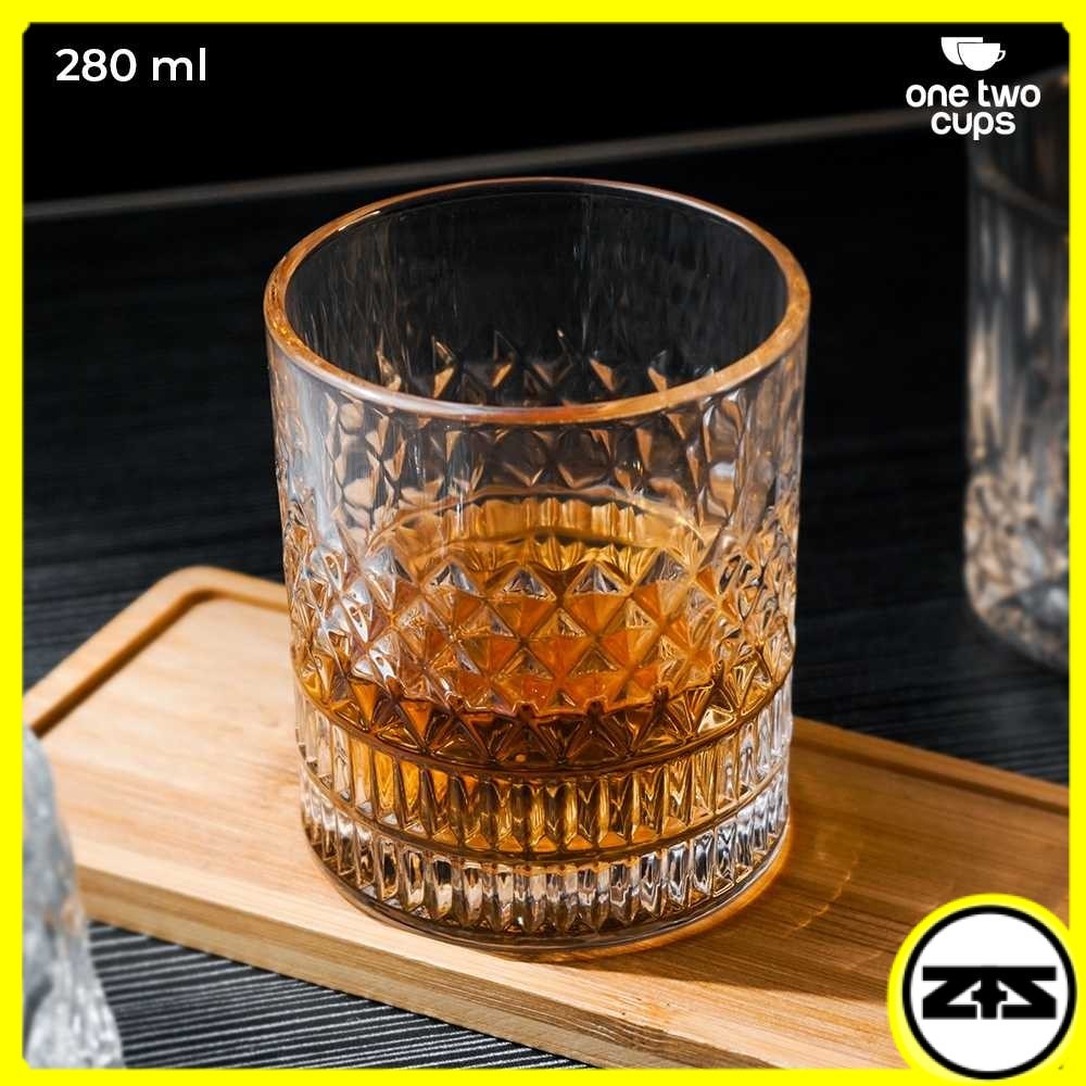 Jual Gelas Whisky Crystal Old Fashioned Rock Glass 280ml - YJ10 | Shopee Indonesia