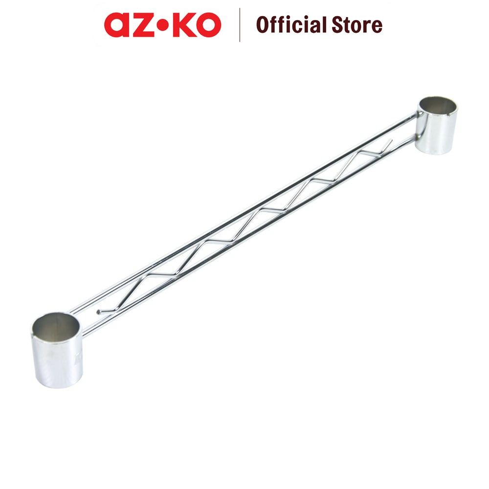 Jual AZKO Krisbow 45x4 cm Tiang Rangka Pembatas Sisi Rak Kawat - Silver ...