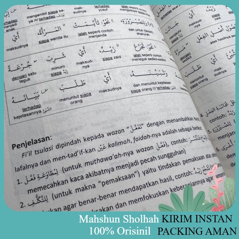 Jual Kitab Amsilah Tasrifiyah Terjemah Perkata & Penjelasan Narasi Al ...
