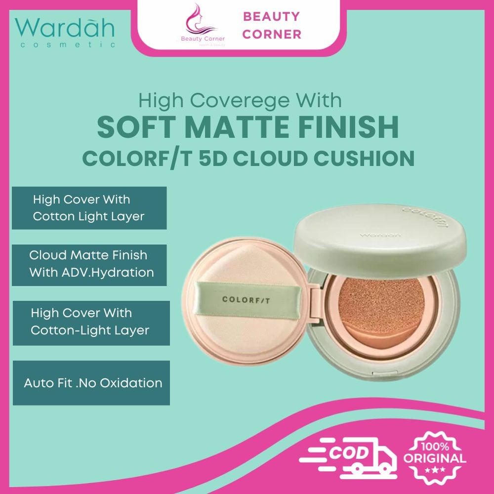 Jual Wardah Colorfit 5D Blur Cloud Cushion SPF 50 PA++++ - Matte Finish ...