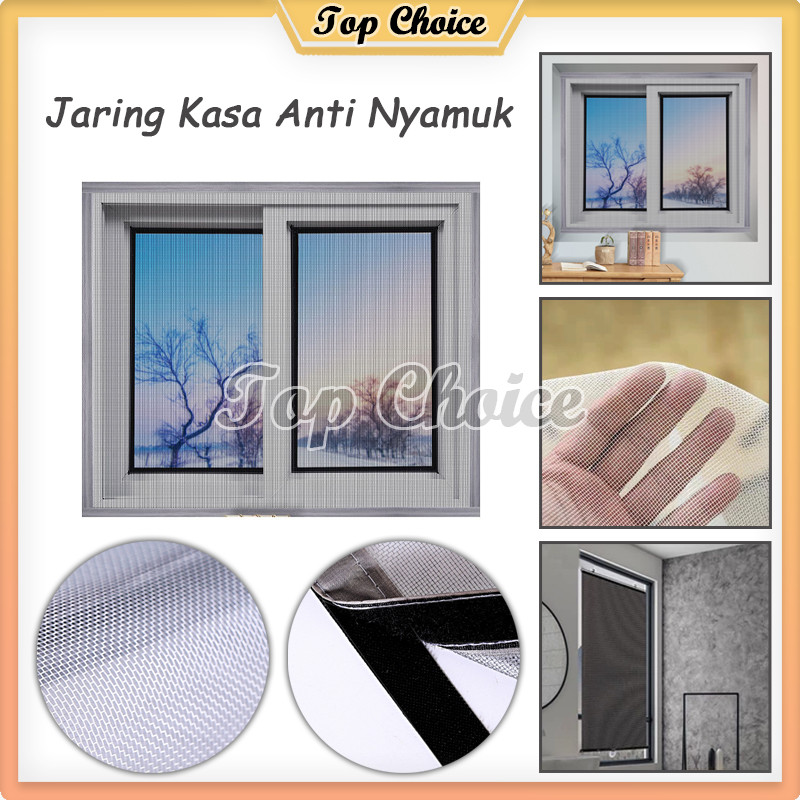 Jual Jaring Kasa Anti Nyamuk / Kelambu Jendela Velcro / Ventilasi Dan ...