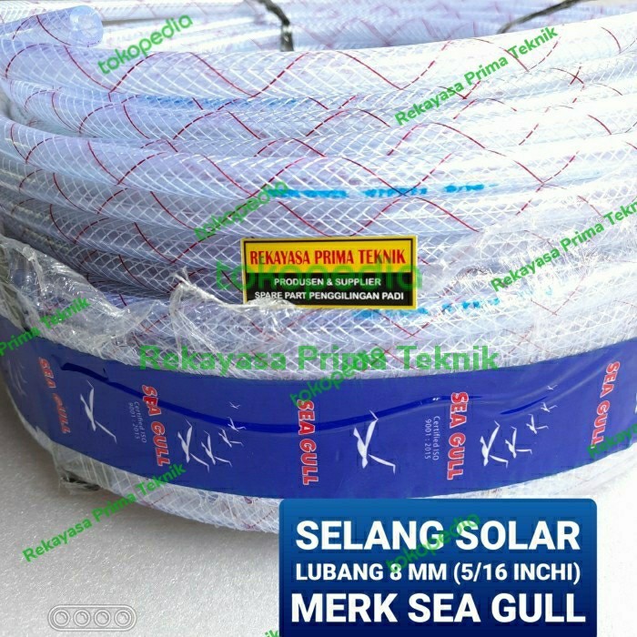 Jual SELANG SOLAR 8 MM KARET BENING BENANG DISEL DONGFENG KUBOTA YANMAR ...