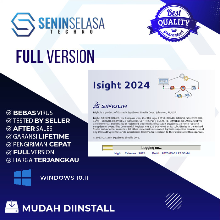 Jual Software Analisis Elemen Hingga: DS SIMULIA Suite Abaqus 2024 [WIN] | Shopee Indonesia