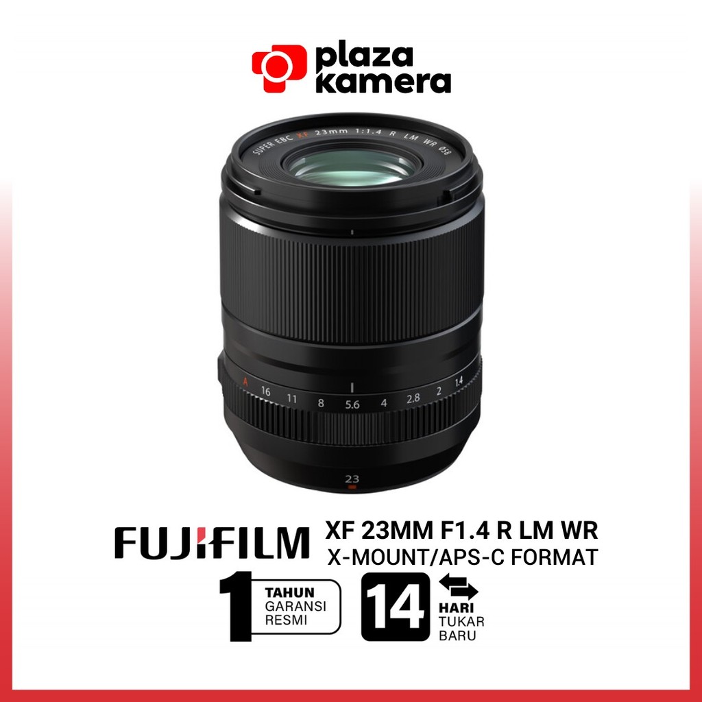 Jual FujiFilm Fujinon XF 23mm f/1.4 R LM WR | Shopee Indonesia