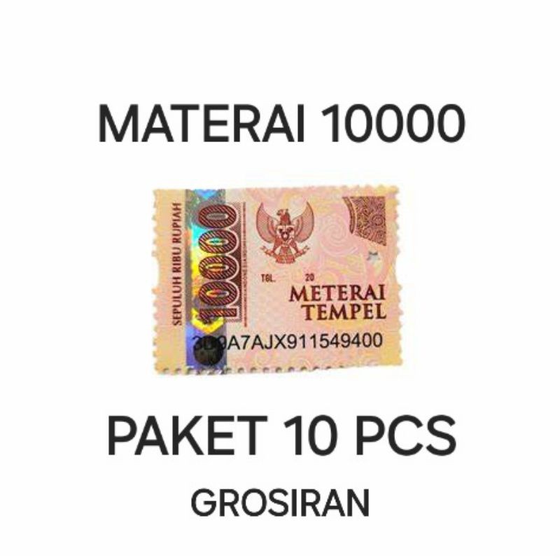 Jual METERAI 10000 PAKET 10 PCS GROSIRAN ( terbukti lolos ultraviolet) | Shopee Indonesia