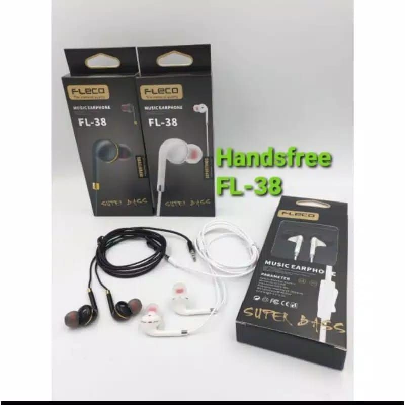 Jual FLECO FL-38 Handfree Earphone Headset Hanset High Quality super ...