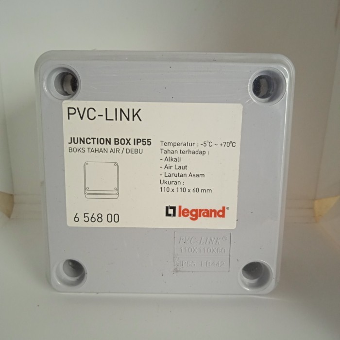 Jual junction box pvc duradus legrand 110x110x60 IP55BE | Shopee Indonesia