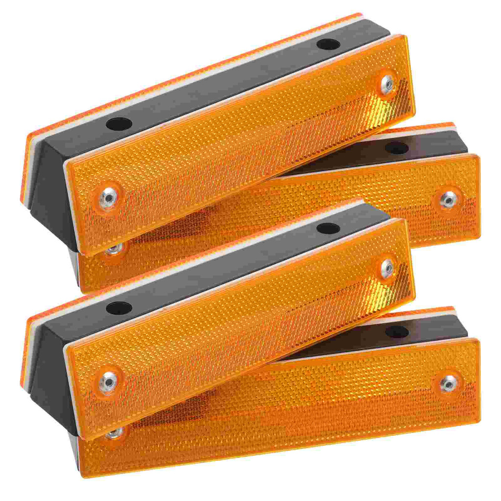 Jual 4 Pcs Guide Sign Reflectors for Driveway Entrance Rectangular Road ...