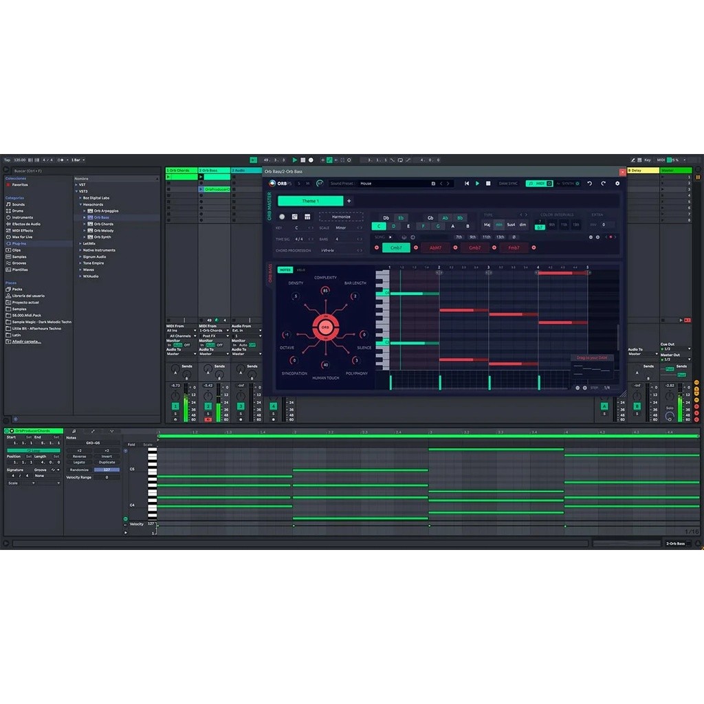Jual Hexachords Orb Producer Suite v2 VST Plugins MIDI Editor, Velocity ...