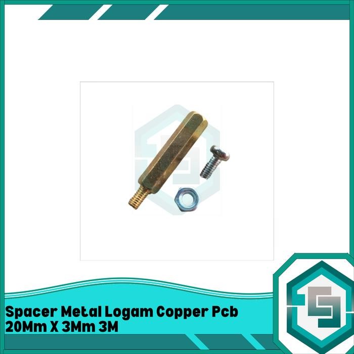 Jual SPACER PCB METAL SPACER LOGAM SPACER COPPER 20MM X 3MM 3M | Shopee ...
