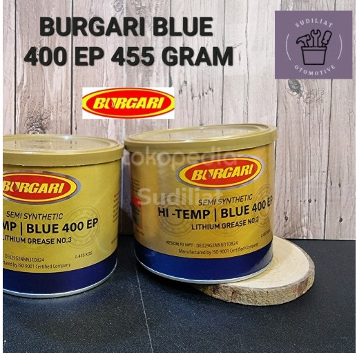 Jual BURGARI BLUE 400 EP 455 GRAM / GEMUK PELUMAS RODA BEARING - 455g | Shopee Indonesia