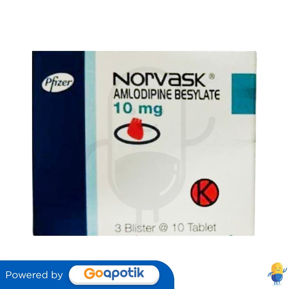Jual Norvask 10 Mg Box 30 Tablet | Shopee Indonesia