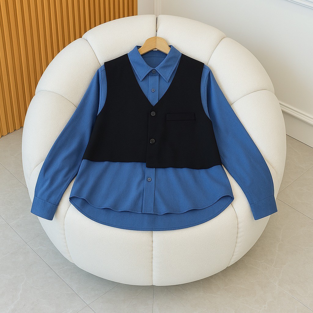 Jual Vallina Outfit - Ocha Hem Atasan Kemeja Wanita Muslim Wollycrepe ...