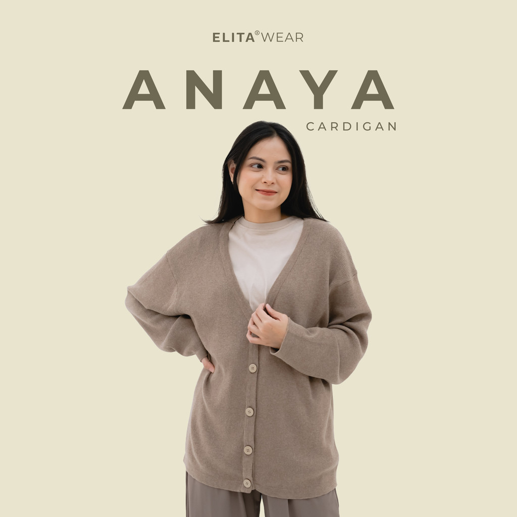 Jual Anaya Cardigan (Katun knit) cardigan Wanita Cardigan Cewe Elita ...