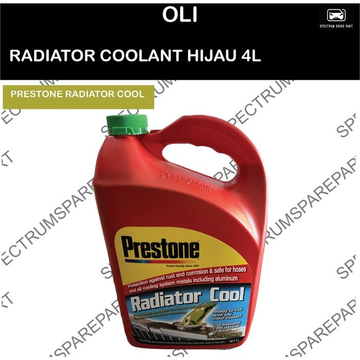 Jual CAIRAN RADIATOR COOLANT PRESTONE RADIATOR COOL 4L | Shopee Indonesia