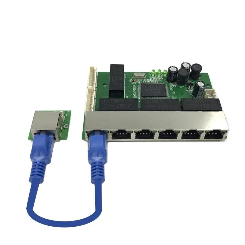 Jual OEM PBC 8 Port Gigabit Ethernet Switch 8 Port met 8 pin way header ...