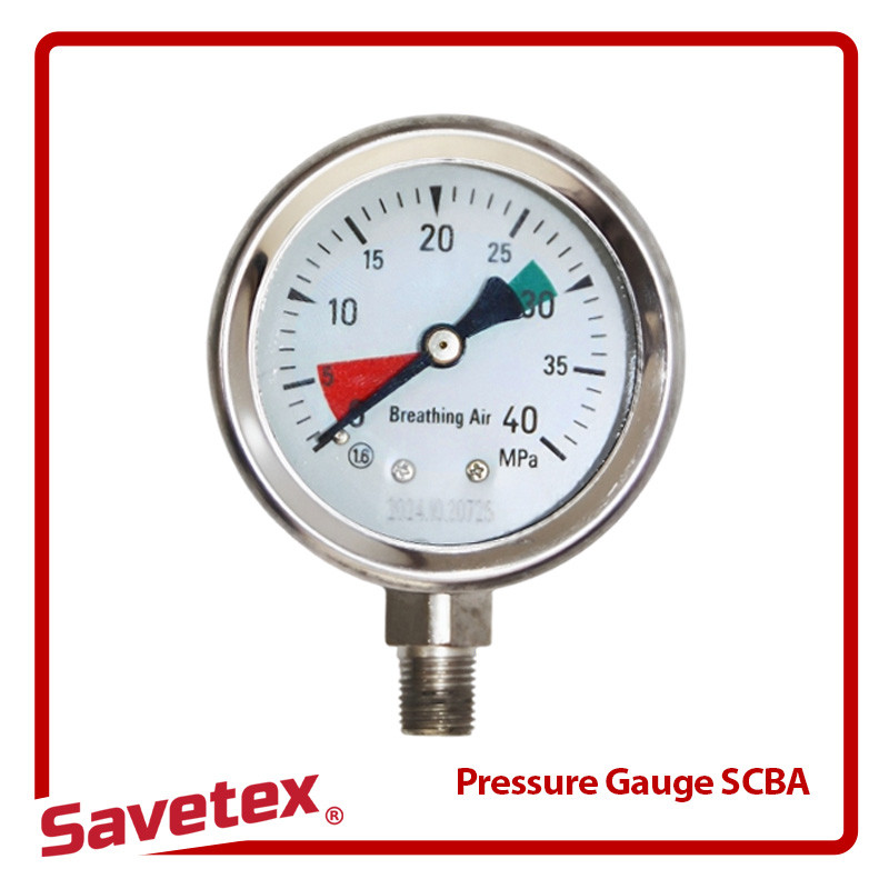 Jual Pressure Gauge SCBA Pemadam 400 Bar 40 Mpa / Manometer SCBA ...