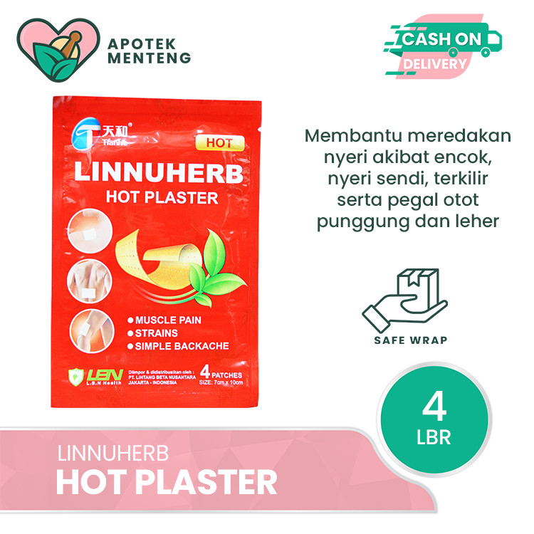Jual Koyo Linnuherb Hot Plaster - Pereda Nyeri Sendi, Otot, Encok ...