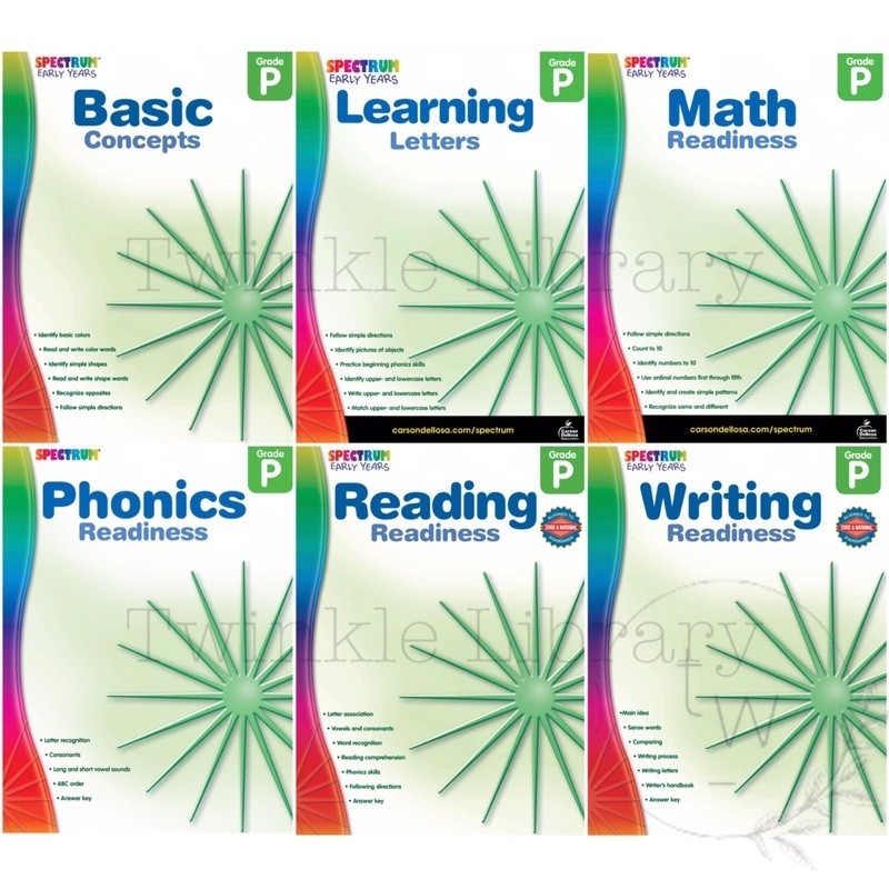 Jual Spectrum Basic Concepts / Learning Letters / Math / Phonics ...