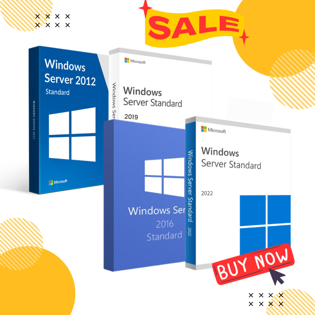 Jual WINDOWS SERVER 2022 | 2019 | 2019 | 2016 | 2012 R2 STANDARD ...