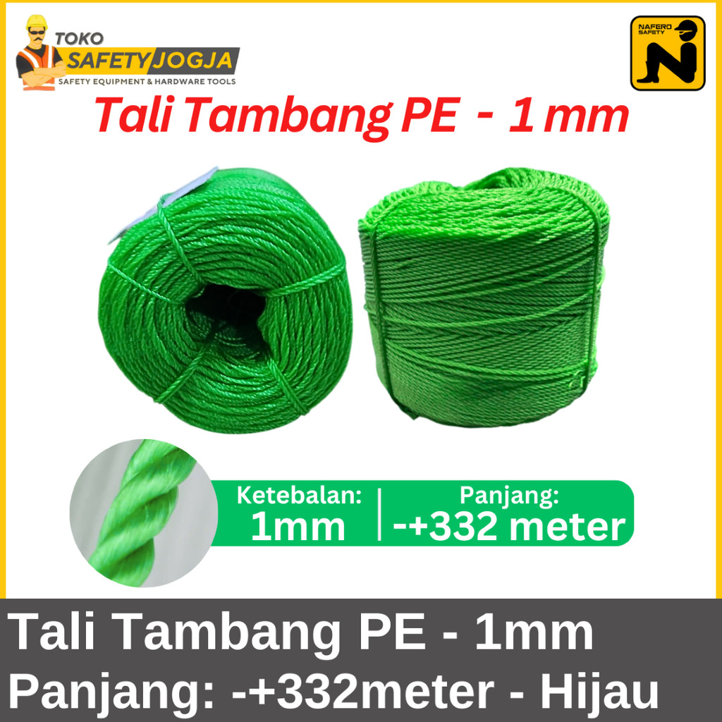 Jual Tali Tambang Plastik 1 MM PE KOMPAS Panjang -+332 METER Tali Layang Layang Tali Pertanian ...