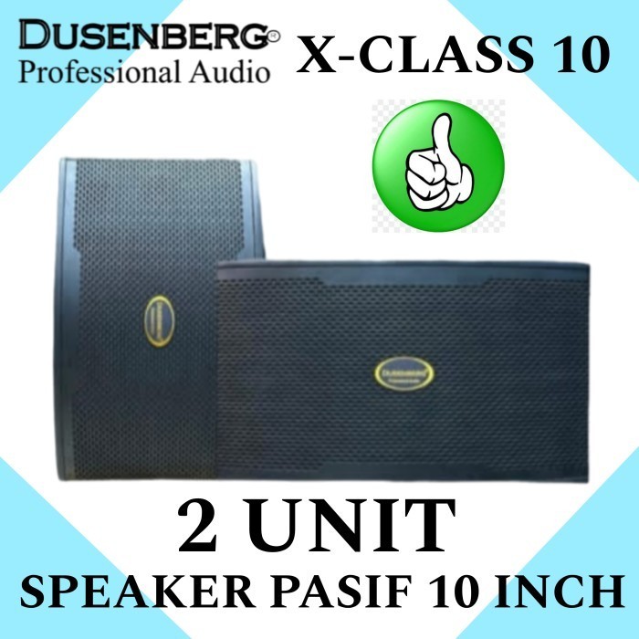 Jual Speaker Pasif Dusenberg 10 INCH X CLASS 10, Karaoke System Speaker ...