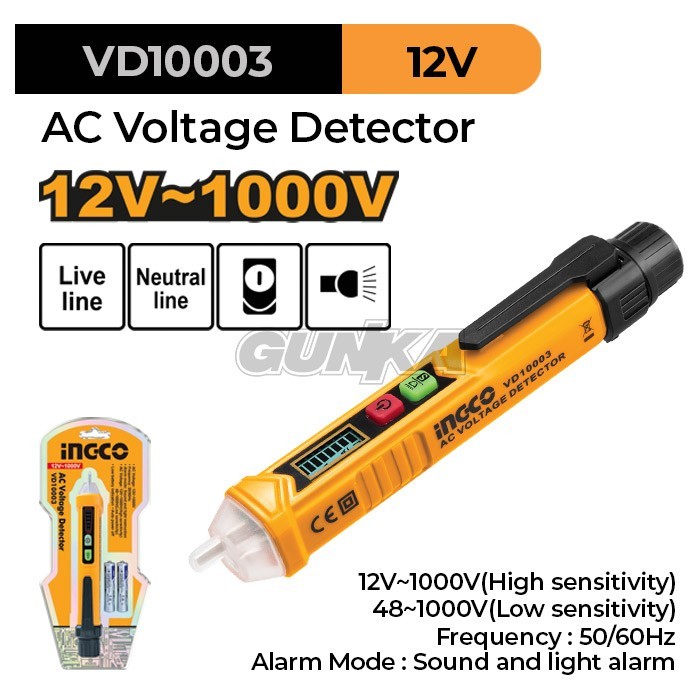 Jual Ingco VD10003 Tespen Elektrik AC 12 - 1000 V Listrik Voltage ...