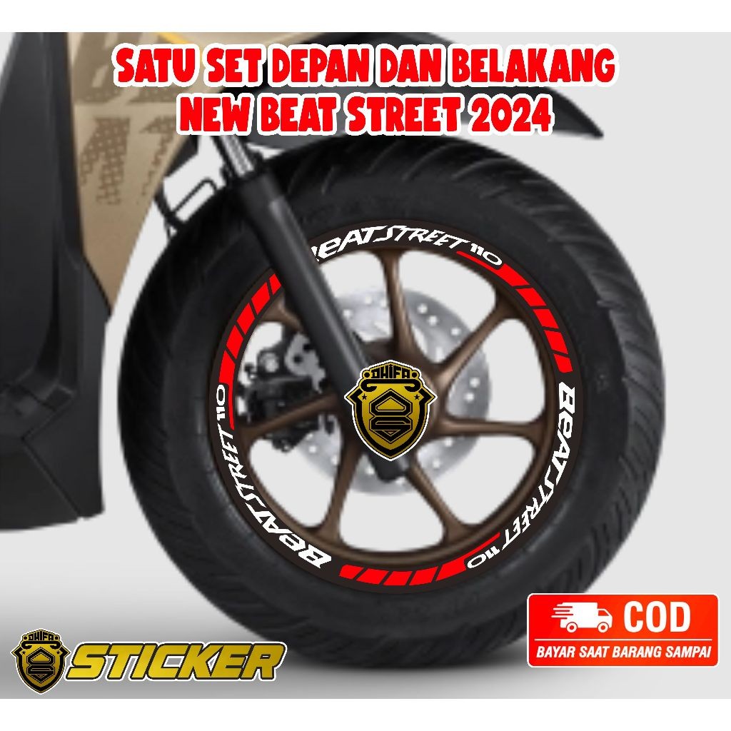 Jual Sticker Cutting Velg New Beat Street 2024 Stiker Velg Beat Street ...