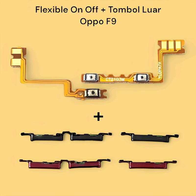 Jual Flexible On Off Volume + Tombol Luar Oppo F9 (1 SET) | Shopee Indonesia