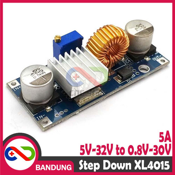 Jual XL4015 DC-DC STEP DOWN BUCK CONVERTER ADJUSTABLE POWER SUPPLY 5A-A | Shopee Indonesia