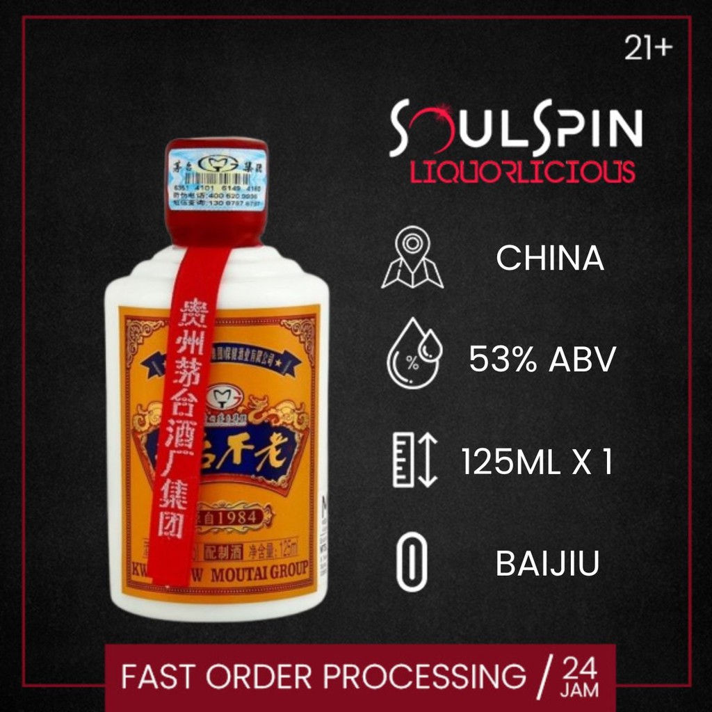 Jual Kweichou Moutai Bulao 125ml ( Box isi 4 Botol ) | Shopee Indonesia