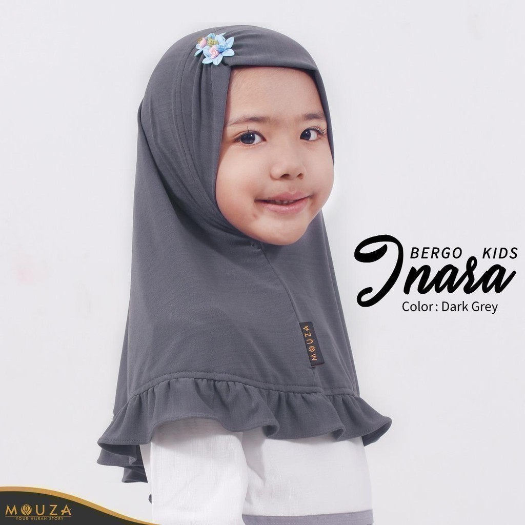 Jual Inara Kids Hijab Instan Bergo Ukuran Anak Anak by Mouza | Shopee Indonesia