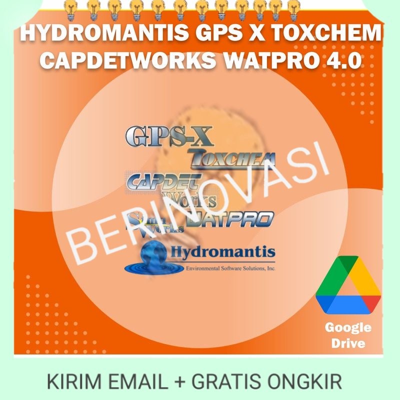 Jual [GARANSI] Hydromantis GPS-X 8.0.1 / Toxchem 4.3.6 / CapdetWorks / WatPro 4.0 Versi Terbaru ...