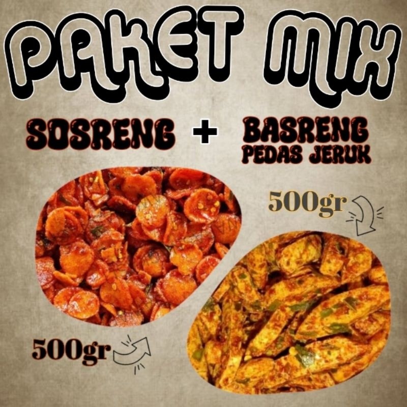 Jual Paket Mix !!! (SOSRENG +CEMILAN LAINNYA) | Shopee Indonesia