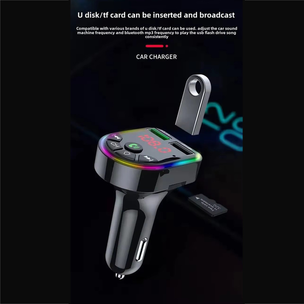 Jual Charger Mobil Fast Charging Modulator Car Bluetooth Bisa Flashdisk ...