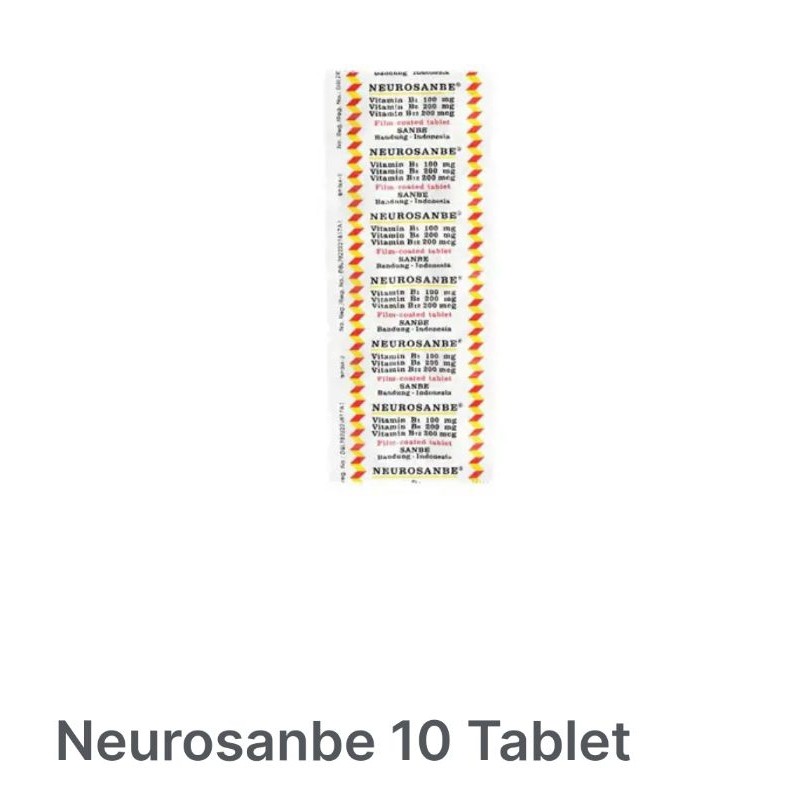Jual NEUROSANBE PLUS STRIP 10 TABLET - PEGAL OTO SARAF | Shopee Indonesia