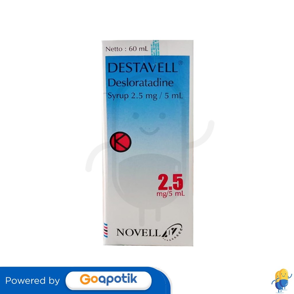 Jual Destavell 2.5 Mg/5 Ml Syrup 60 Ml | Shopee Indonesia